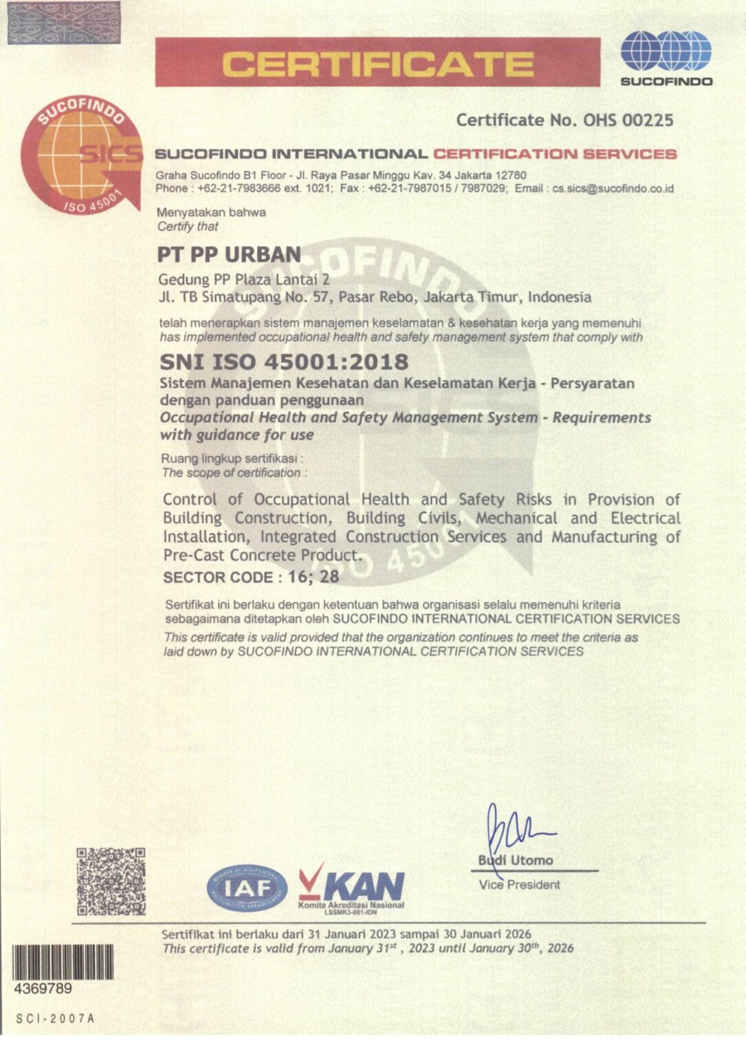 Company Profile – PT PP URBAN