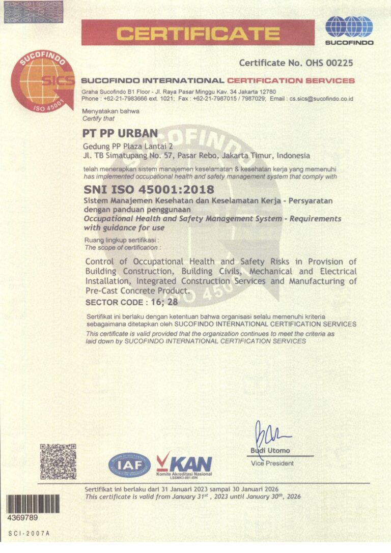 Company Profile – PT PP URBAN